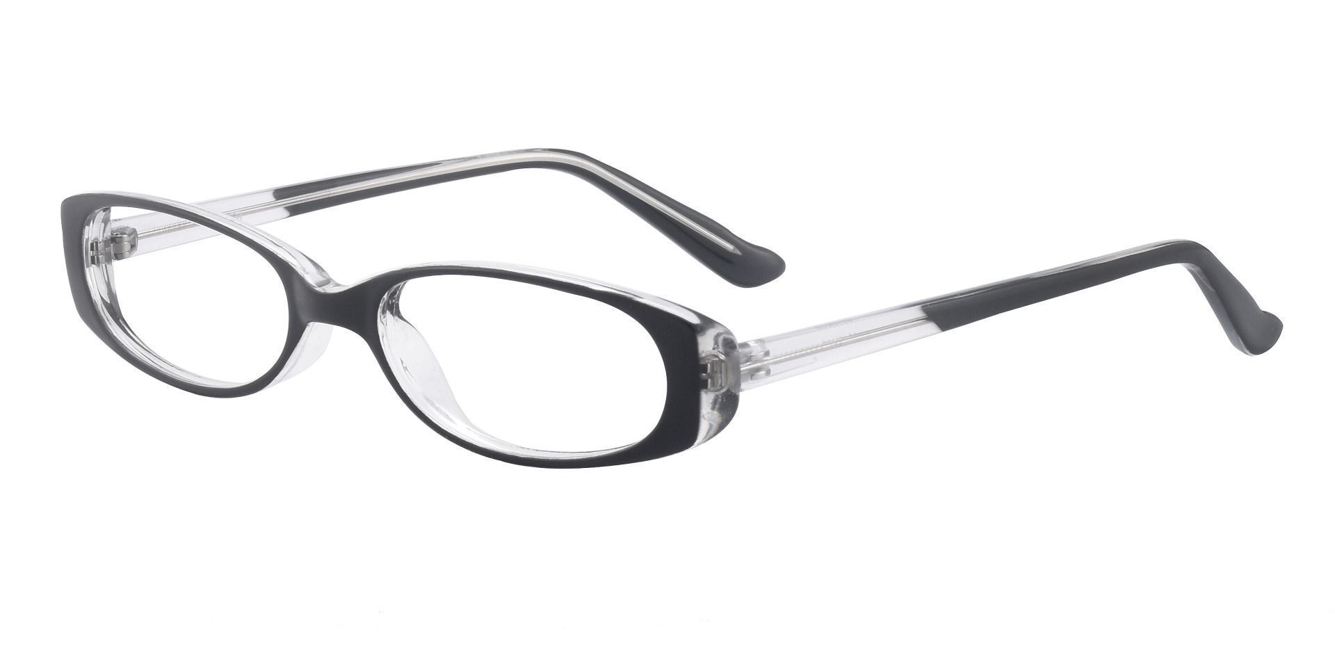 Venetia Oval Single Vision Glasses - Black | Women's Eyeglasses | Payne ...