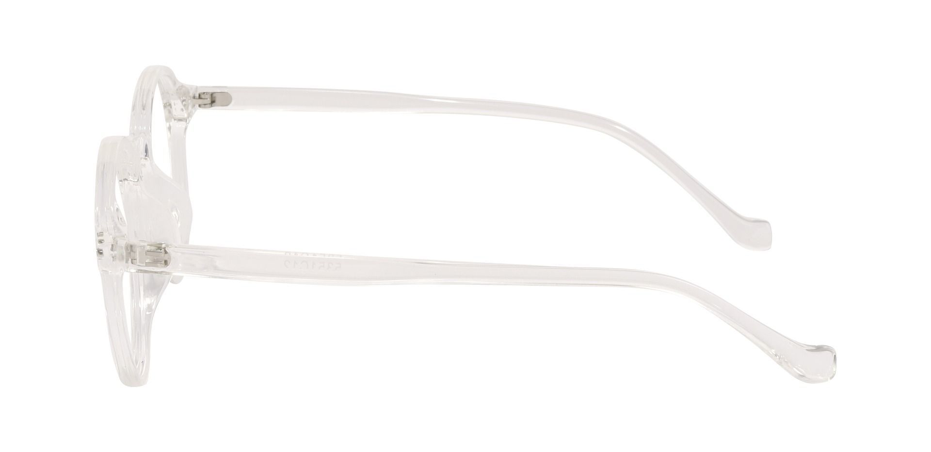 Emmett Round Non-Rx Glasses - Clear | Men's Eyeglasses | Payne Glasses