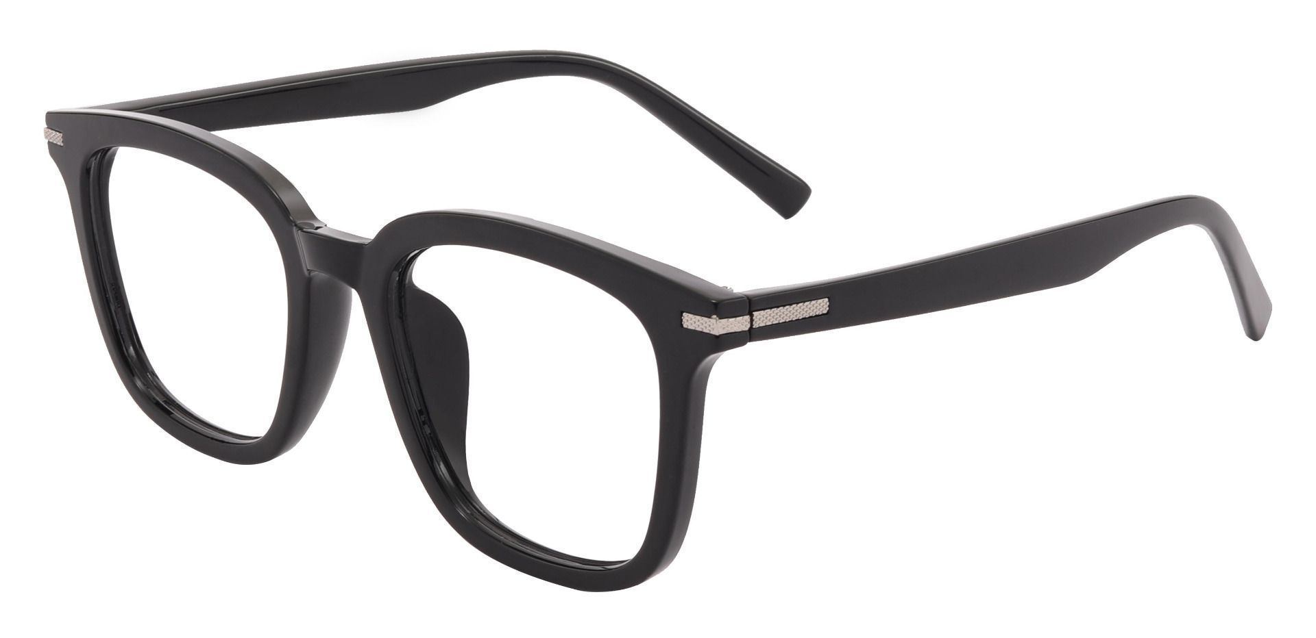 Laura Square Prescription Glasses - Black | Men's Eyeglasses | Payne ...