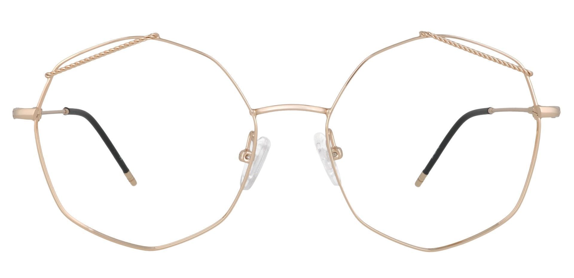 Tango Geometric Prescription Glasses - Gold | Men's Eyeglasses | Payne ...