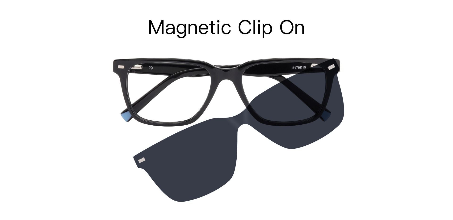 Pierce Rectangle Prescription Glasses - Gray | Men's Eyeglasses | Payne ...