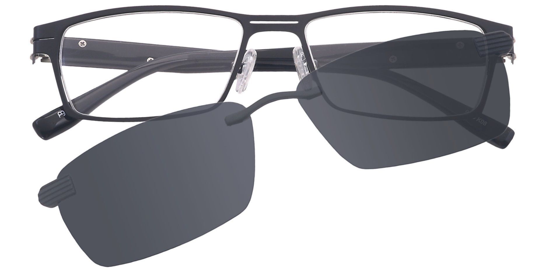 Thorn Rectangle Prescription Glasses - Black | Men's Eyeglasses | Payne ...