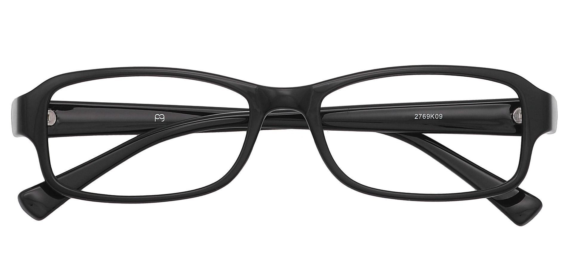 Rowan Rectangle Reading Glasses - Glossy Black | Women's Eyeglasses ...