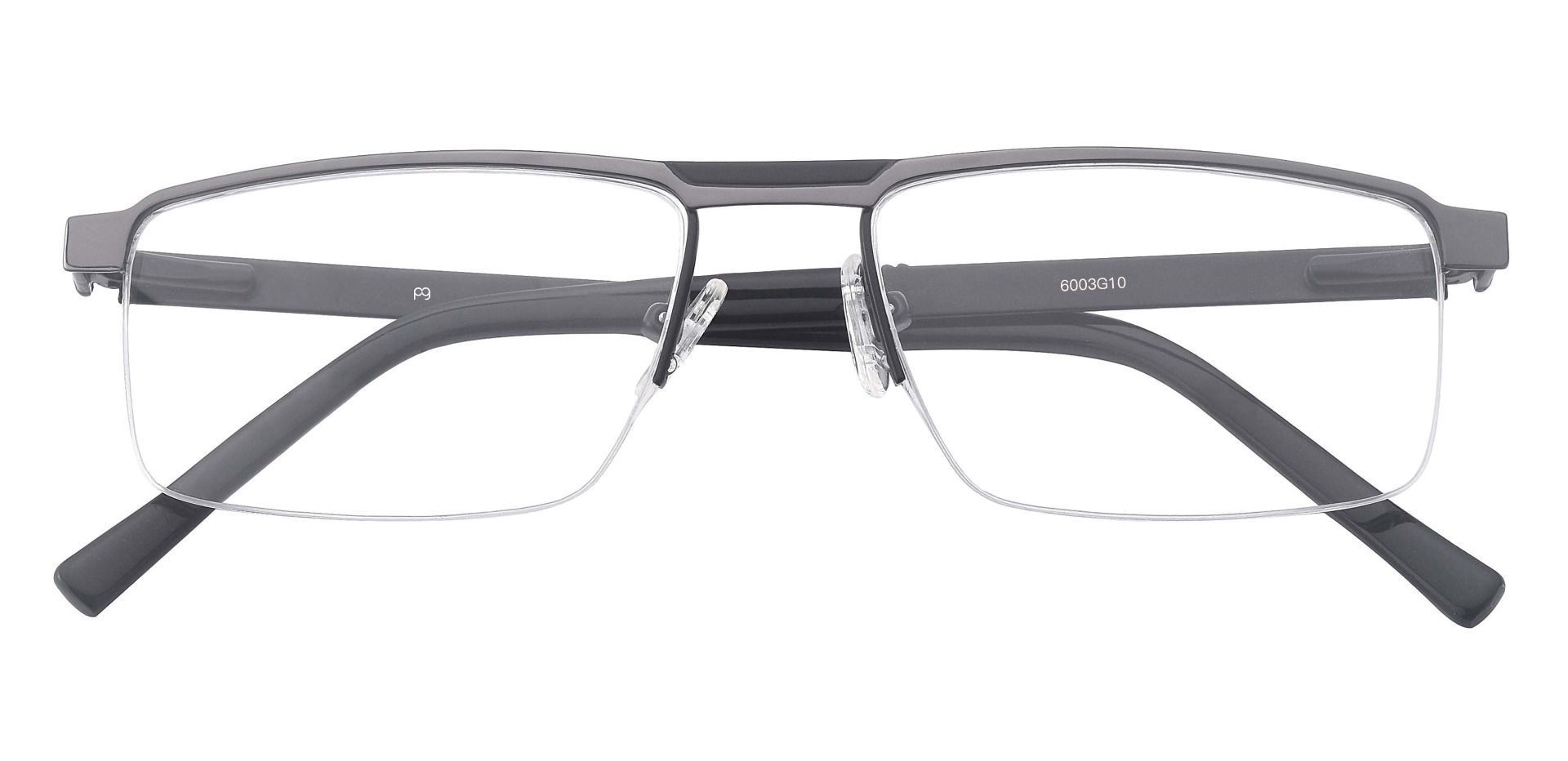 Lambert Rectangle Progressive Glasses - Gray | Men's Eyeglasses | Payne ...