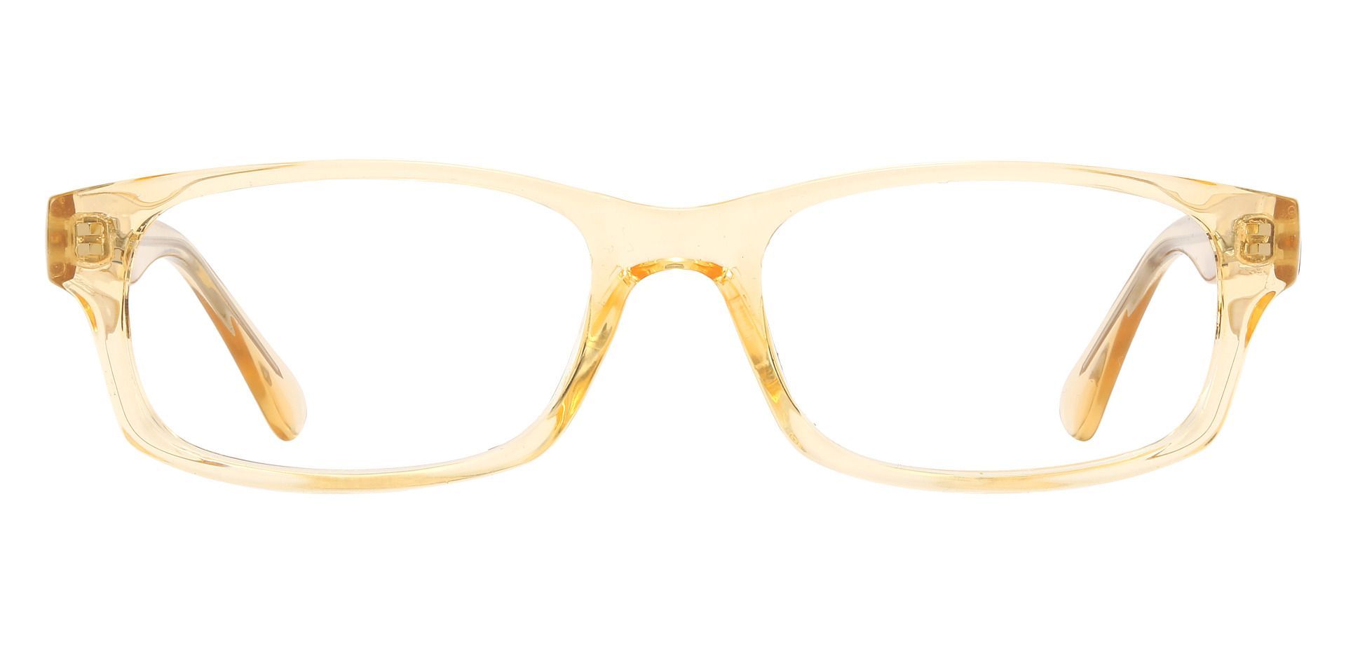 Yates Rectangle Eyeglasses Frame - Yellow | Men's Eyeglasses | Payne ...