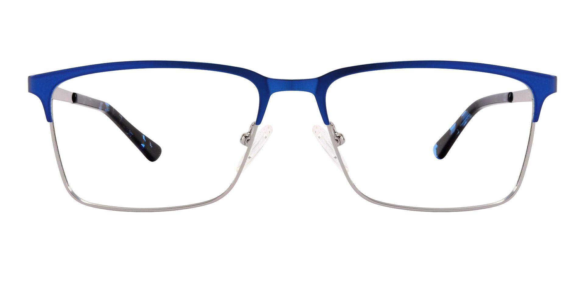 Culver Rectangle Prescription Glasses - Blue | Men's Eyeglasses | Payne ...