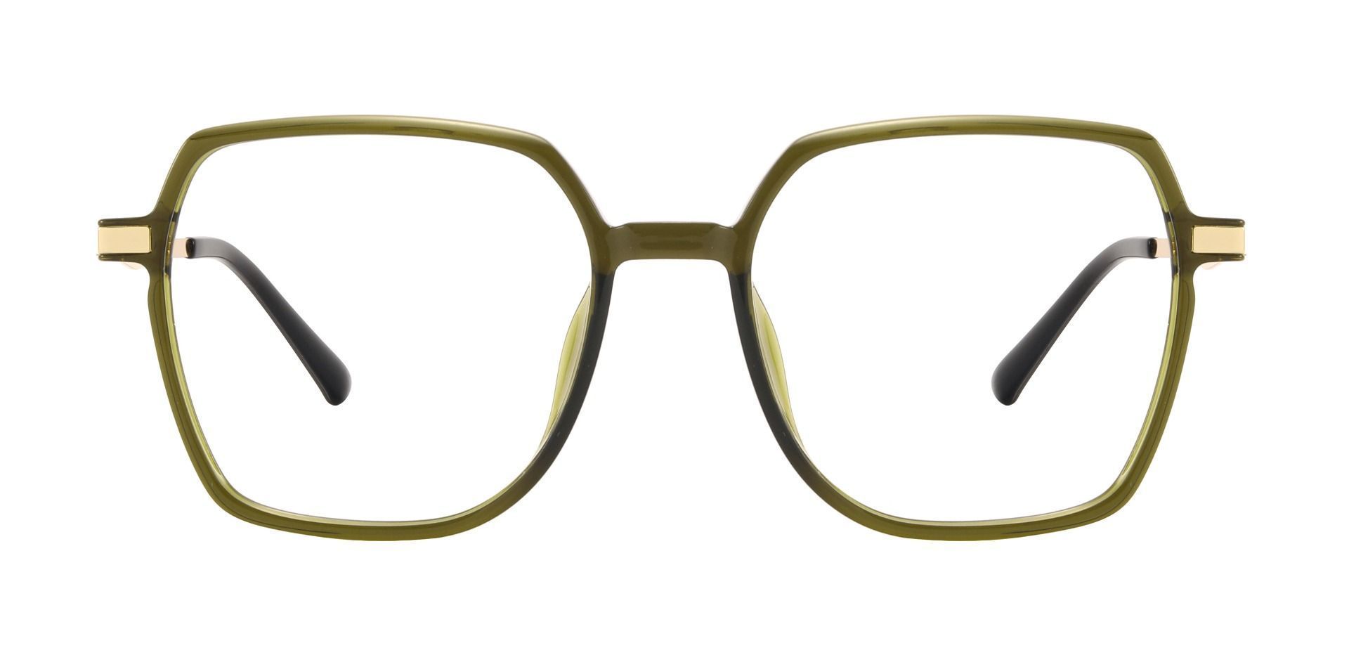 Nichola Geometric Progressive Glasses - Clear | Men's Eyeglasses ...