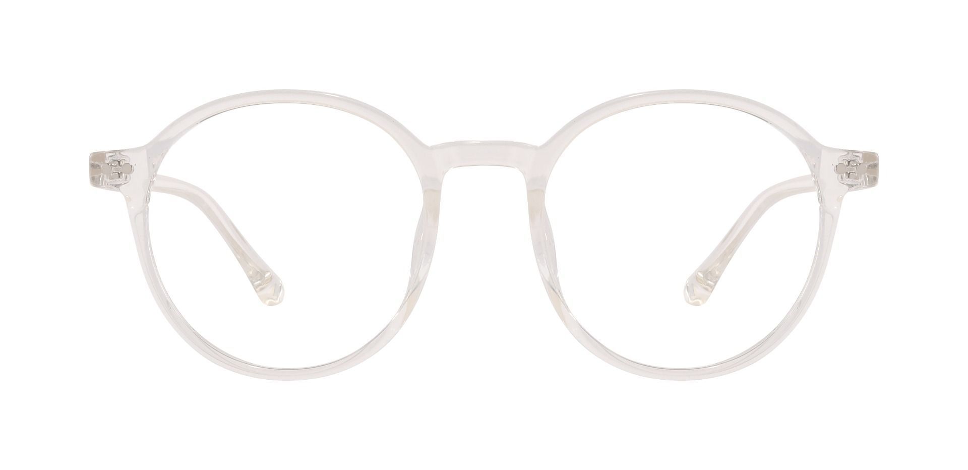 Emmett Round Non-Rx Glasses - Clear | Men's Eyeglasses | Payne Glasses