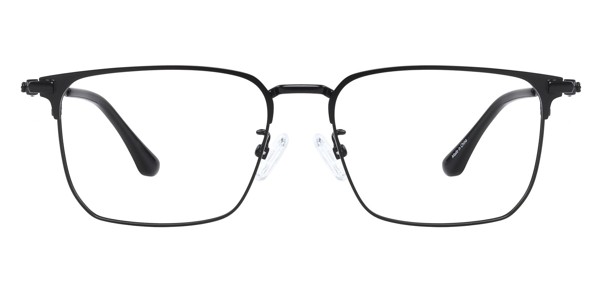 Flint Browline Reading Glasses - Black | Men's Eyeglasses | Payne Glasses