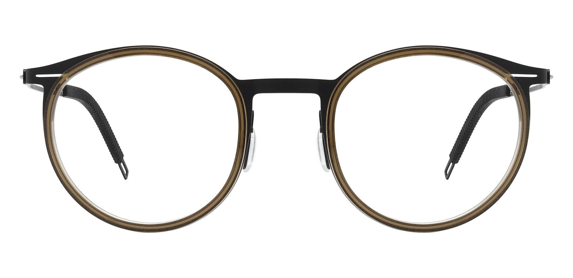 Trina Round Prescription Glasses Brownblack Metal Womens Eyeglasses Payne Glasses