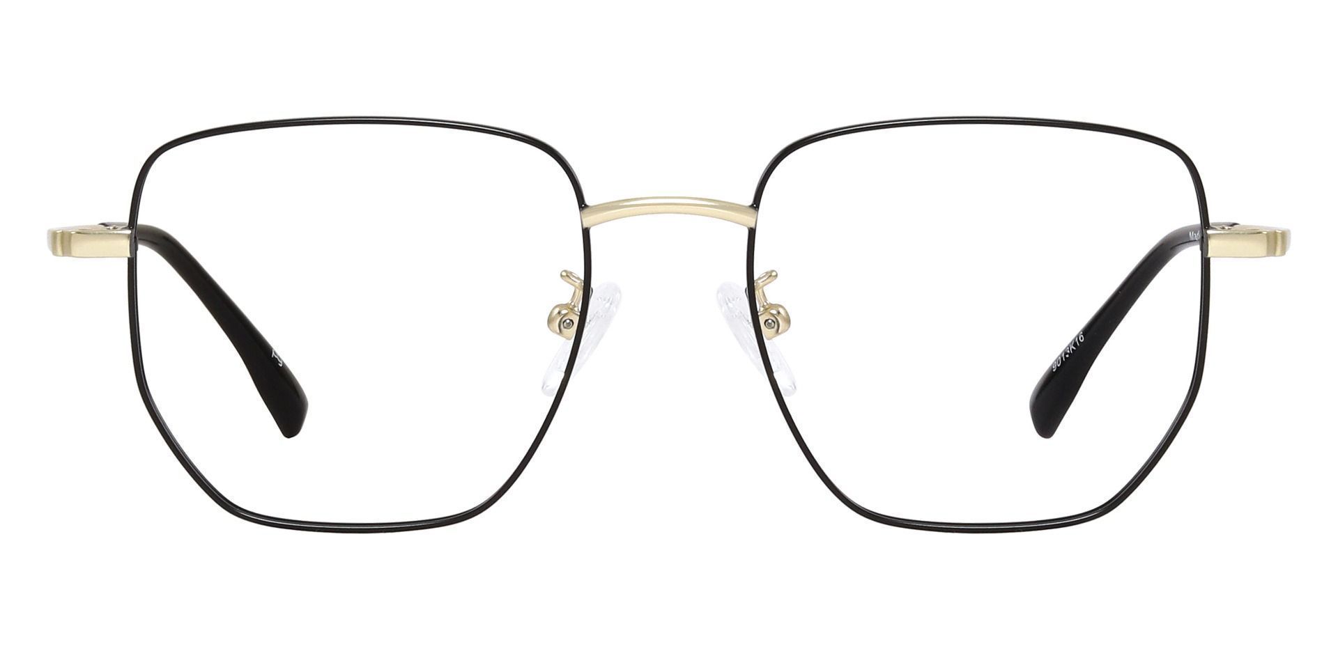 Melody Square Eyeglasses Frame Purple Rim Rose Gold Temples Women S Eyeglasses Payne Glasses