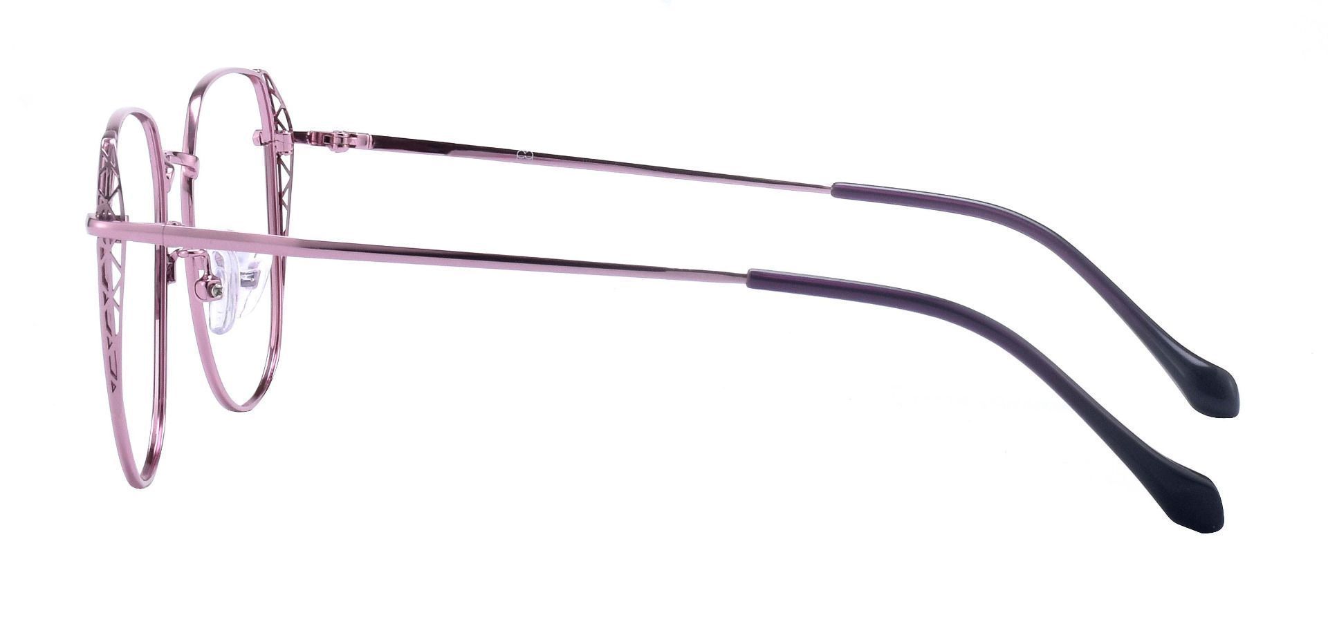 Rayan Geometric Eyeglasses Frame - Pink | Women's Eyeglasses | Payne ...