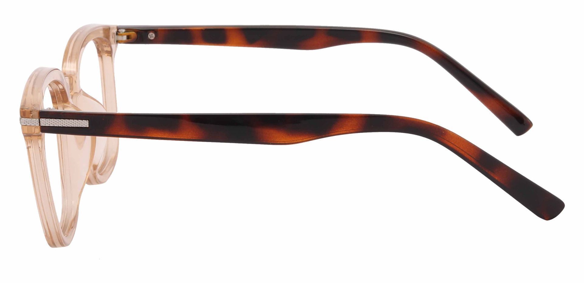 Laura Square Non-Rx Glasses - Brown | Men's Eyeglasses | Payne Glasses